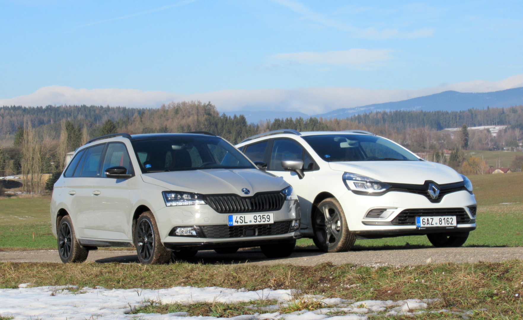 Srovnávací test: Škoda Fabia Combi vs. Renault Clio Grandtour